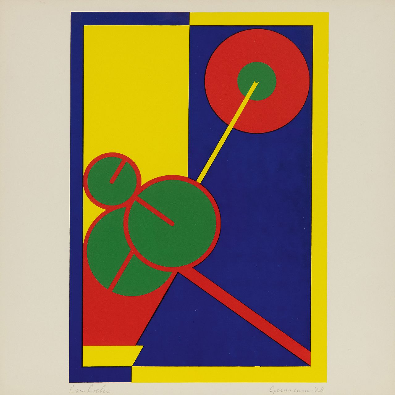 Lou Loeber | Grafiek te Koop | Geranium
