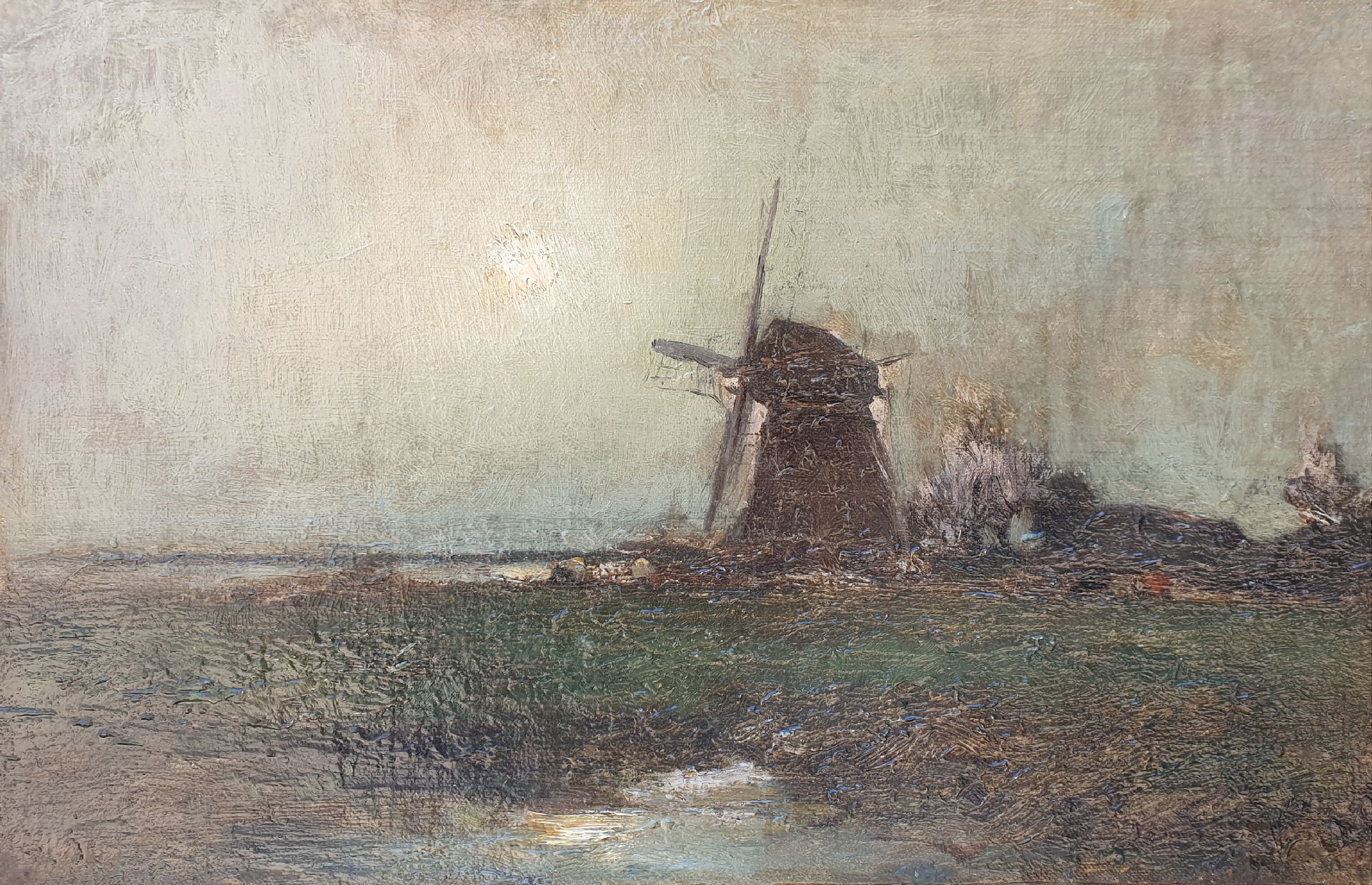 Jan Knikker sr. | Paintings prev. for Sale | A polder landscape with a ...