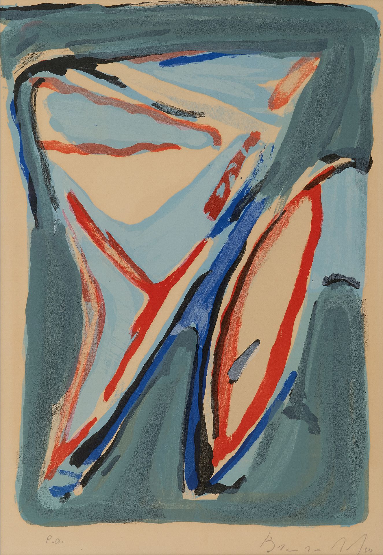 Bram van Velde | Grafiek te Koop | Zonder titel