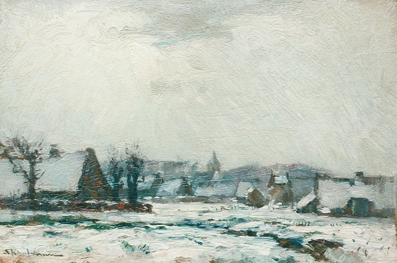 David Schulman | vh. te Koop | Huizen in winters landschap