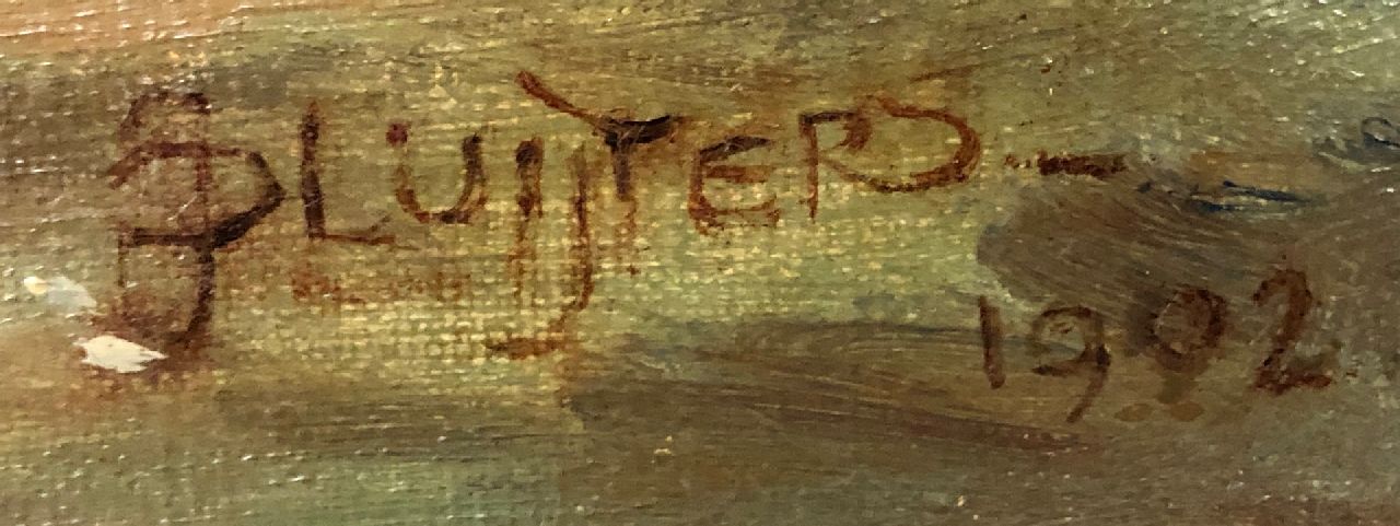 Jan Sluijters | Schilderijen te Koop | De boeier 'Fortuna', zeilend aan ...